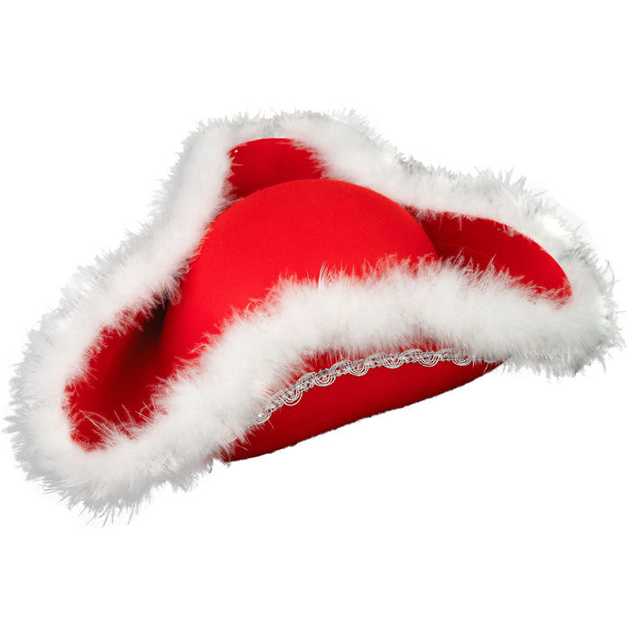 NEU Mariechen-Dreispitz / Funkenhut mit Silberborte, rot - Verschiedene ...