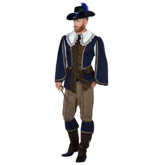 NEU Herren-Kostüm Musketier Aramis, Jacke und Hose - verschiedene ...